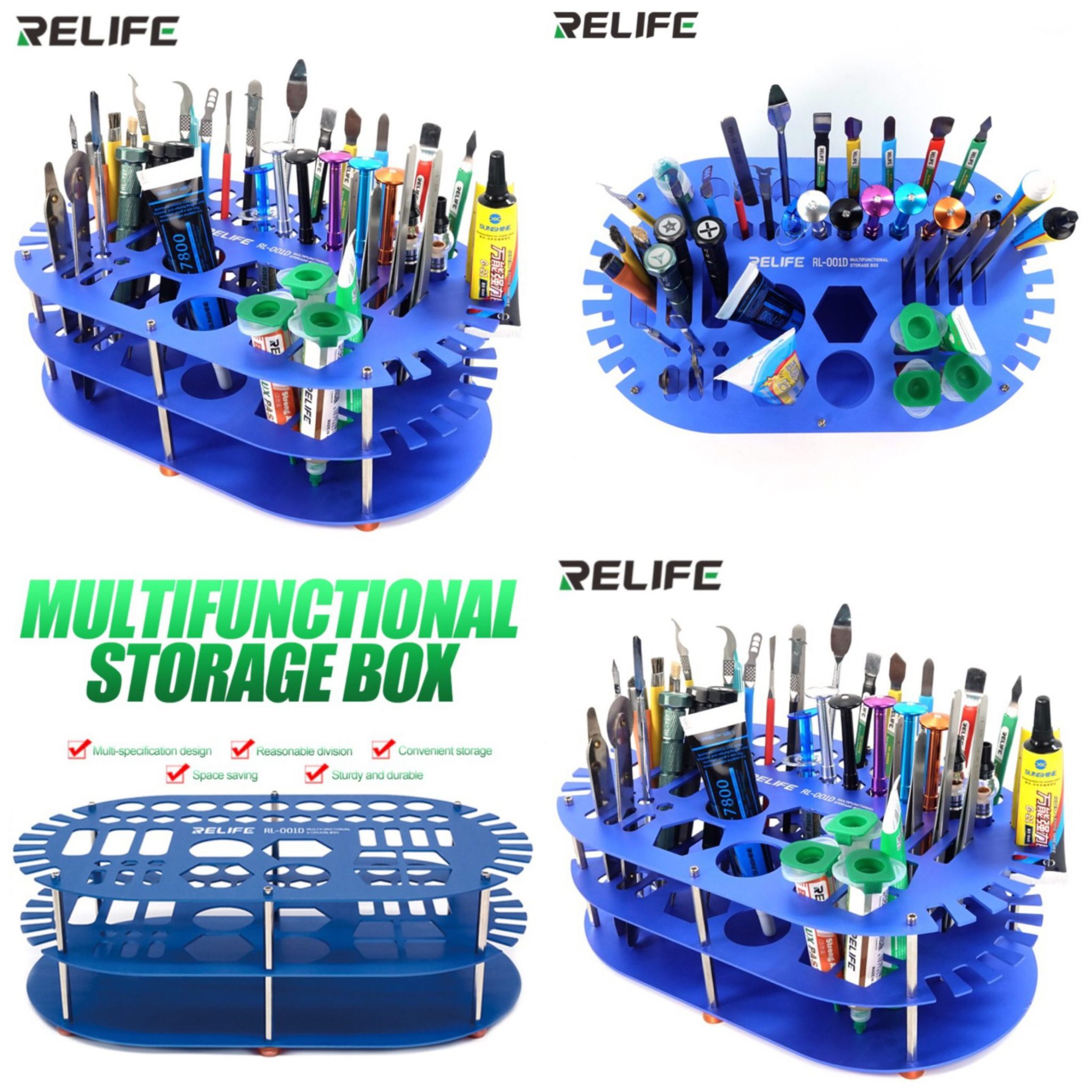 Large Capacity Multifunction Storage Box (RL-001D) - Easy Tools