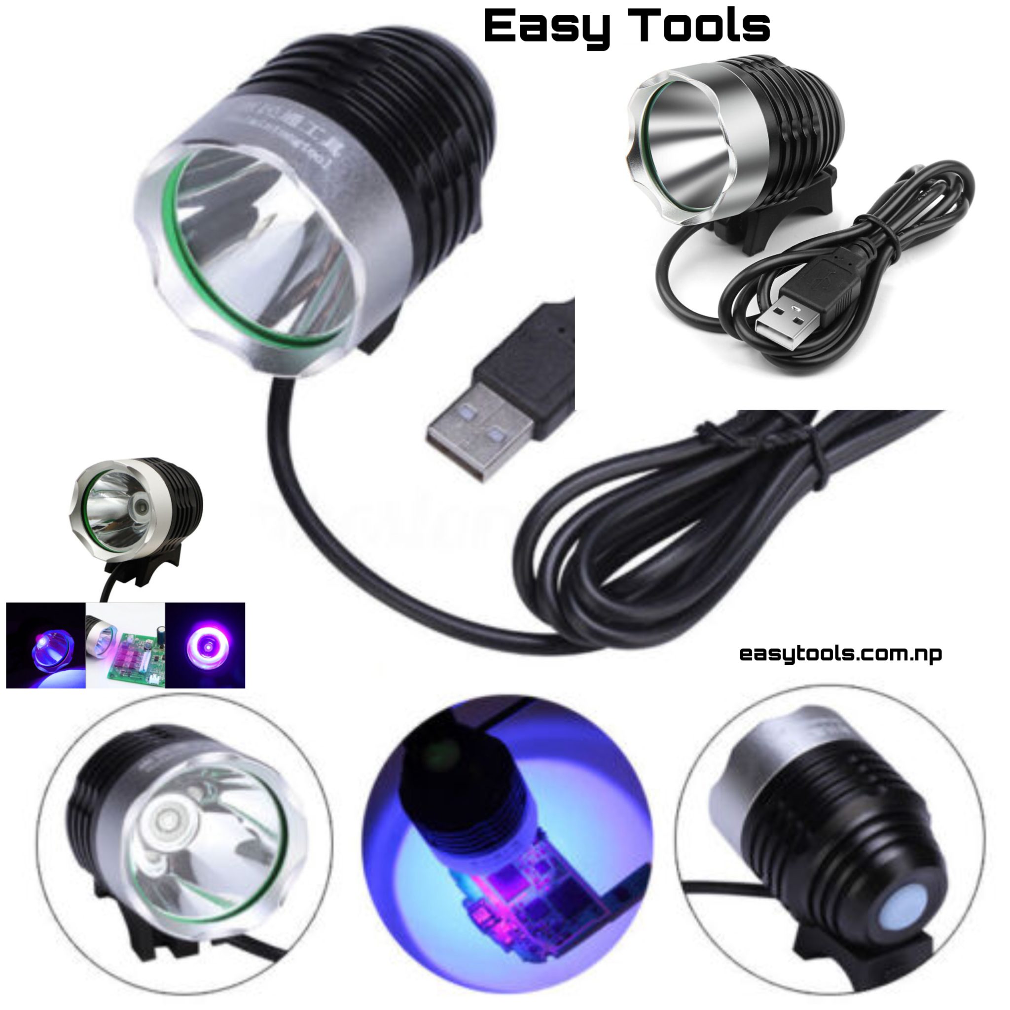 UV Lamp Green Oil Fast Curing Light Dust Fingerprint Scratch Grease ...