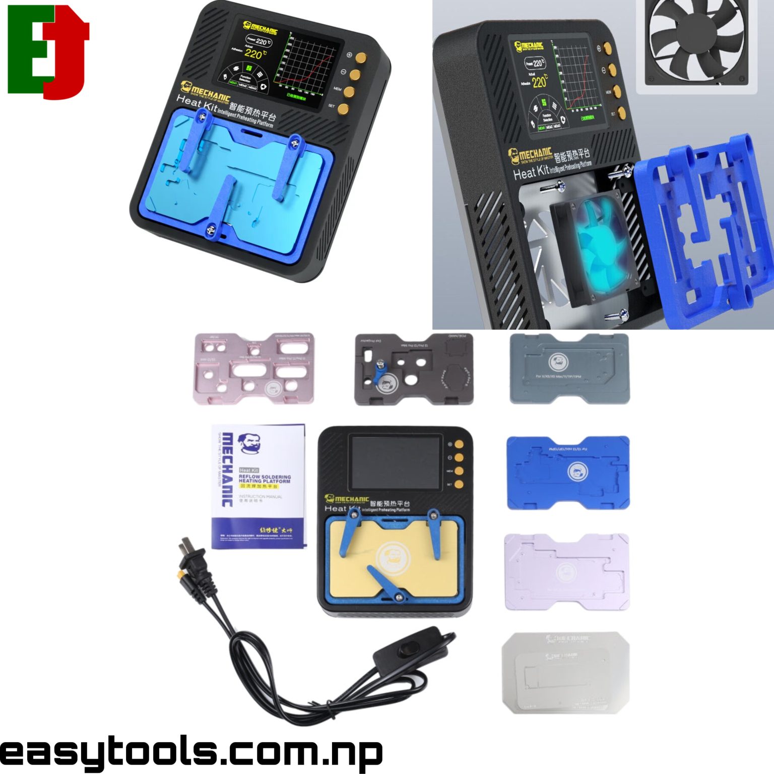 MECHANIC Heat Kit Smart Reflow Soldering Heating Platform with Module ...