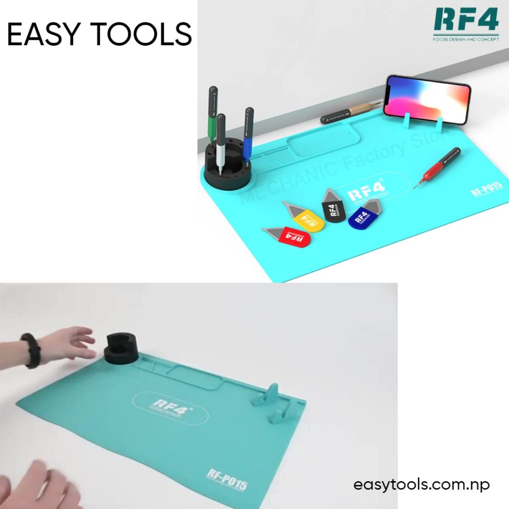 RF4 RF-PO15 Phone Repair Pad Silicone High Temperature Maintenance Mat ...