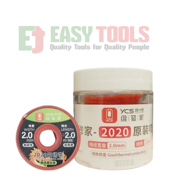 YCS 2020 Double Layer Solder Wick Heavy Duty Desoldering Braid for PCB ...